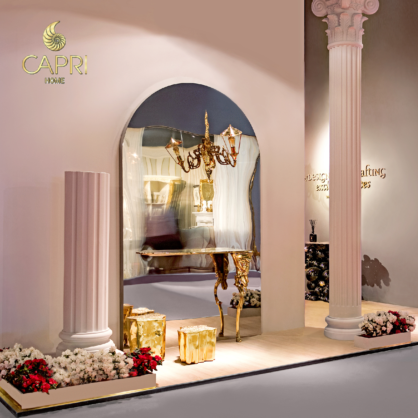 Nội thất Capri Home: "Kệ Console Cao Cấp Bocadolobo Lumiere - BOL034 ...